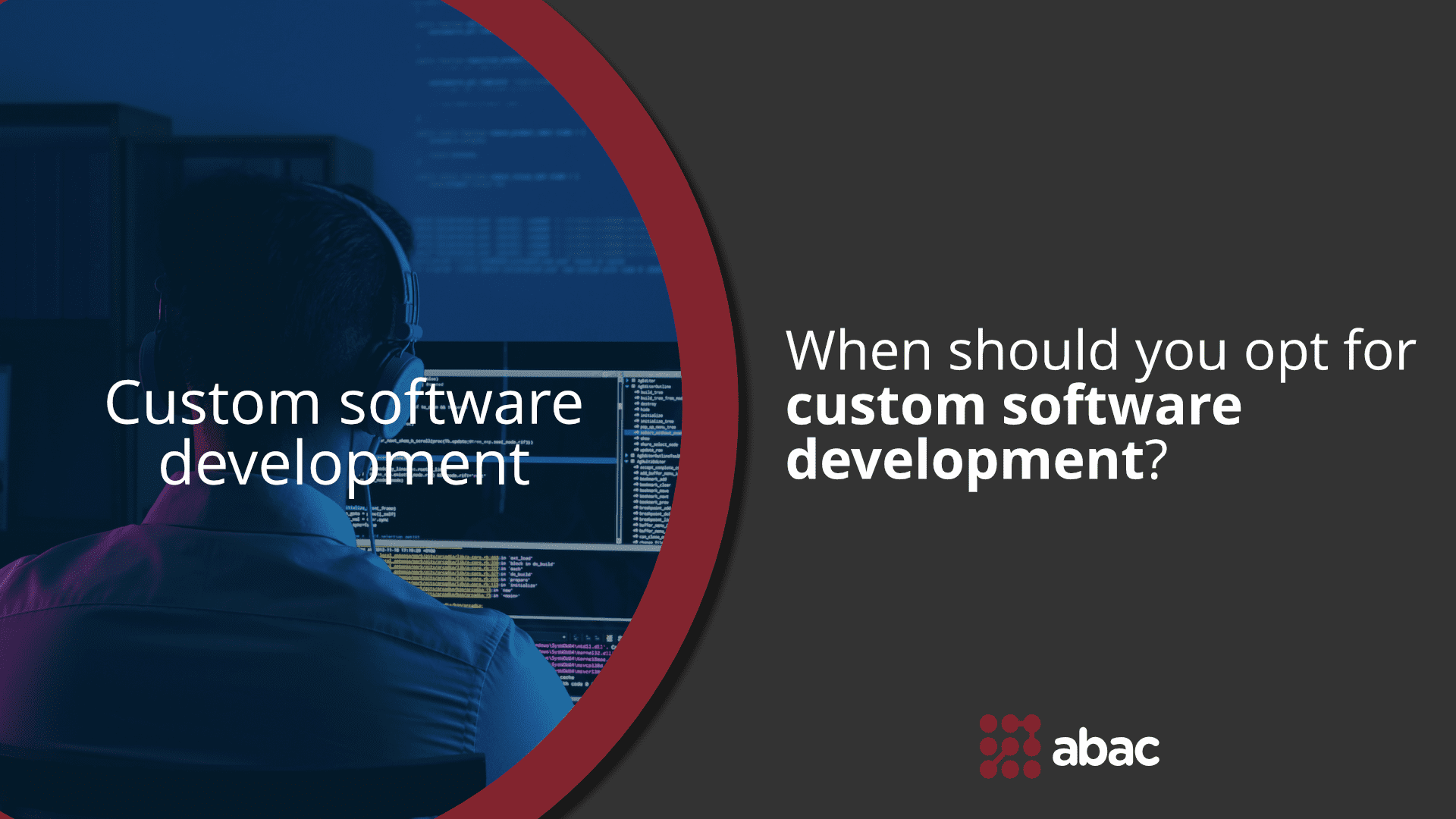 Custom Software Development Banner